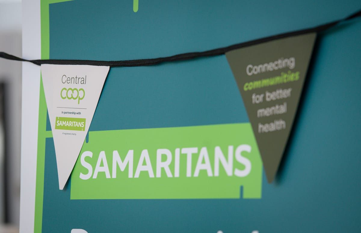 A moment of calm in support of Samaritans.
