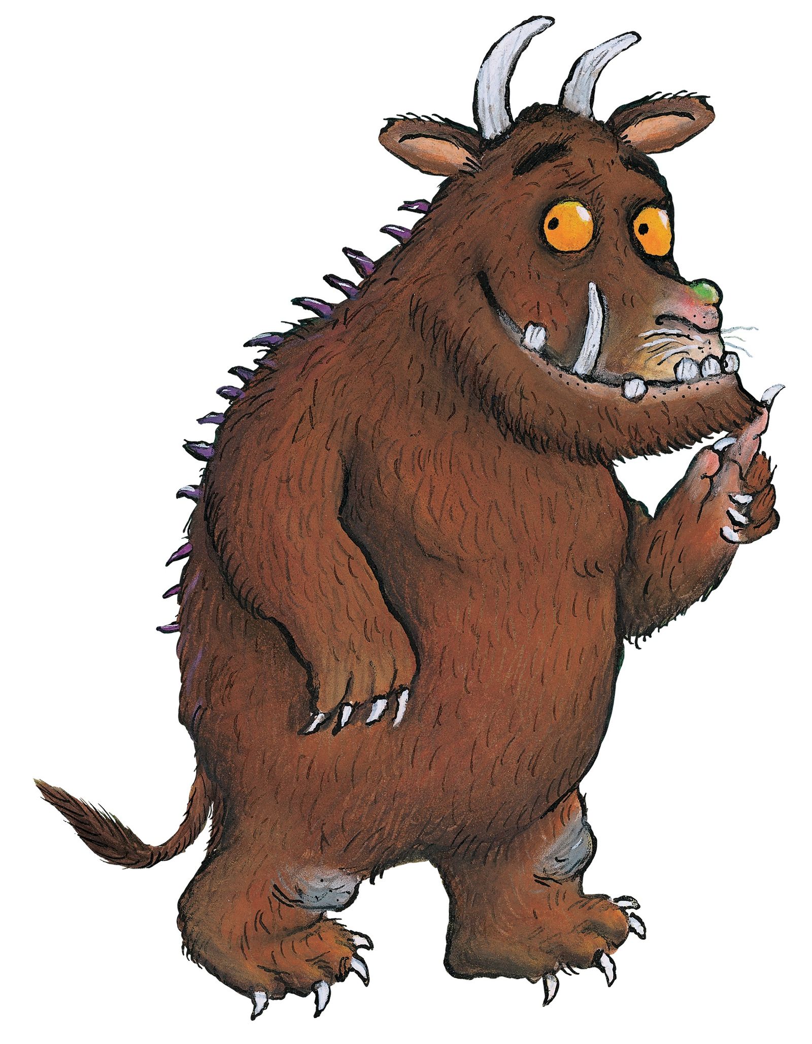 And the excitement will be topped off by the Gruffalo, who will be will ...